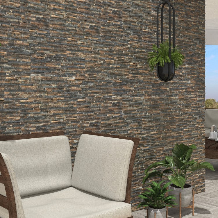 Behobia Magma 17 x 52cm Porcelain Split face Tiles — Hyde Park Tiles